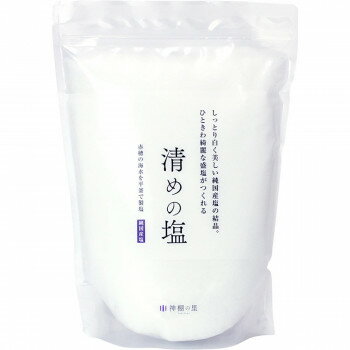 fk094igrjs神棚・盛り塩専用に、赤穂の海水を平釜で製塩した純国産のお塩しっとりとした質感と、真っ白で美しい結晶を持つ「清めの塩」は、ひときわ綺麗な盛り塩が作れるお塩です。保管に便利なファスナー付きスタンドパック。※盛り塩用の清め塩で...