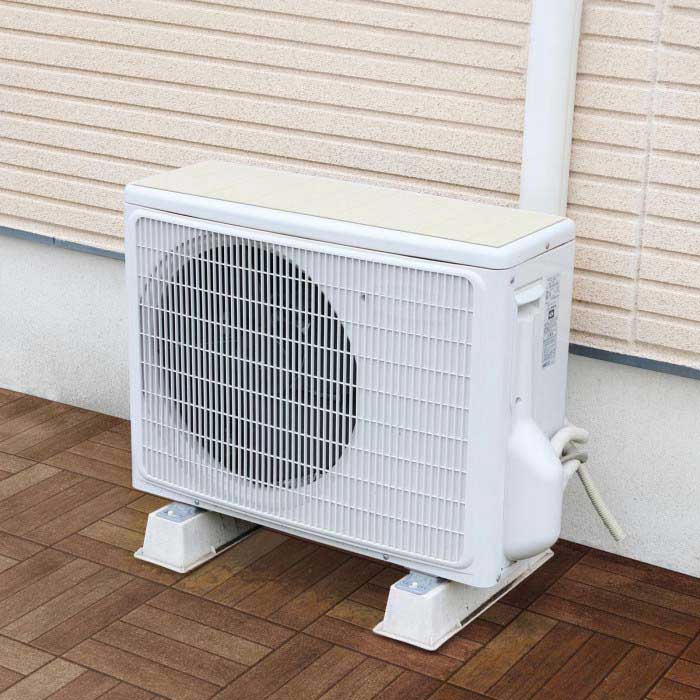 ▼関連商品はこちら▼室外機遮熱シート タイル 32×43cm 2枚入fk094igrjs室外機の天板に取り付けることで、太陽光による室外機の天板の温度上昇を抑えてエアコンの稼働効率をUPさせます。サイズ個装サイズ：34×48×1cm重量個装...