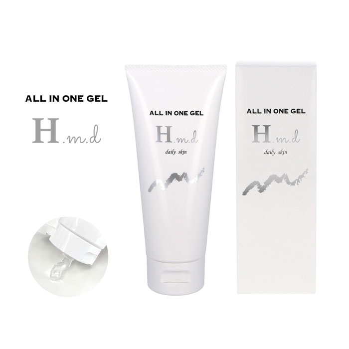 ほかのオールインワンスキンケアはこちらから！■商品名　H.m.d オールインワンジェル■内容量100g■使用方法　適量を指先にとり、お肌にやさしくなじませてください。 ■使用上・保管上の注意　お肌に異常が生じていないかよく注意してください。...