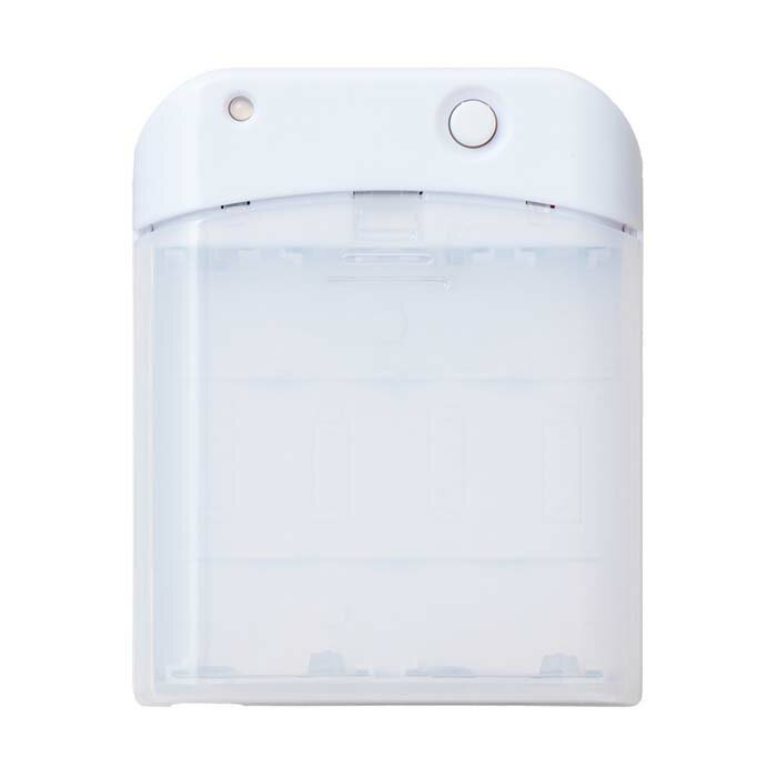 コンセント不要！乾電池でスマホ充電ができるスマホチャージャー。単3形アルカリ乾電池4本で、スマートフォン0.3〜0.7回分の充電が可能です。災害・停電時や旅行・アウトドアでの緊急充電に。重さ約34g(電池除く)の軽量設計で持ち運びラクラク。...