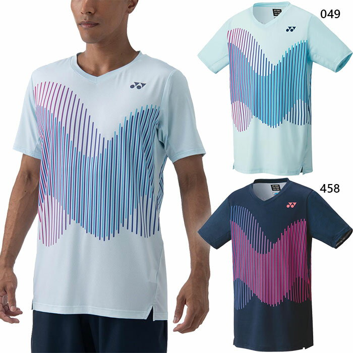 S M L O XO 049(クリスタルブルー) 458(インディゴマリン) メンズテニスウェア おしゃれ オシャレ かっこいい テニスウェア バドミントンウェア かわいい 男性用 女性用 ユニセックス 男女兼用 両用 最安値に挑戦！yon...