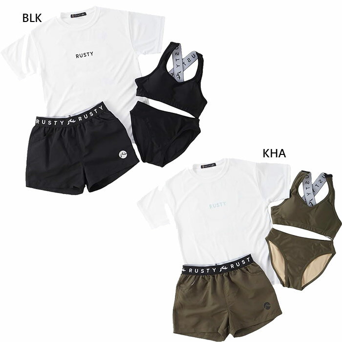 130 140 150 160 BLK(ブラック) KHA(カーキ) 女子水着 女の子水着 ジュニア水着 子ども水着 子供用水着 おしゃれ オシャレ かわいい キッズ ガールズ女の子 子供用 最安値に挑戦！rusty　ラスティってどんなブラ...
