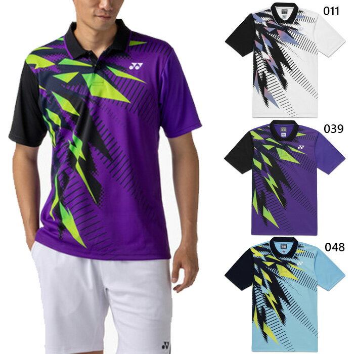 SS S M L O XO 011(ホワイト) 039(パープル) 048(ウォーターグリーン) メンズテニスウェア おしゃれ オシャレ かっこいい テニスウェア バドミントンウェア かわいい 男性用 女性用 ユニセックス 男女兼用 両用 ...