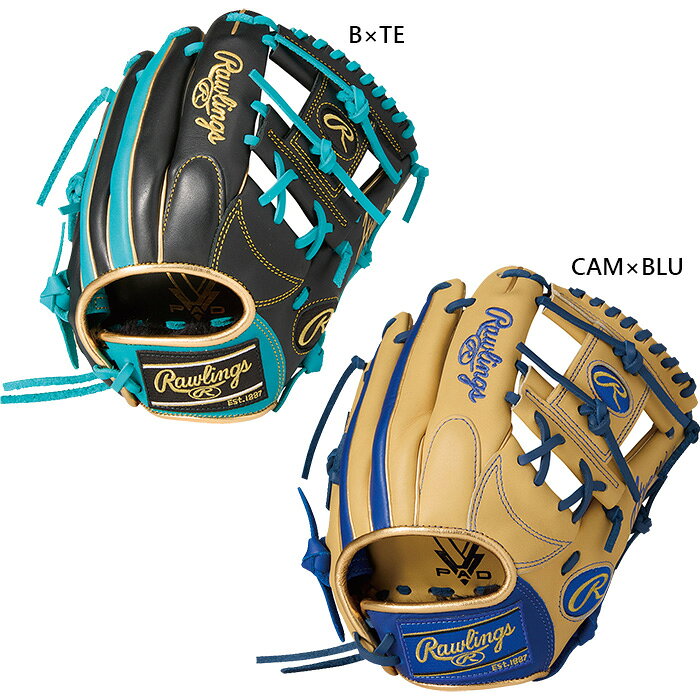 LH(右投用) RH(左投用) B×TE(ブラック×ティール) CAM×BLU(キャメル×ブルー) 野球グローブ キッズ ユース 子供用 Rawlings 最安値に挑戦！Rawlings　ローリングスってどんなブランド？？ローリングス は、...