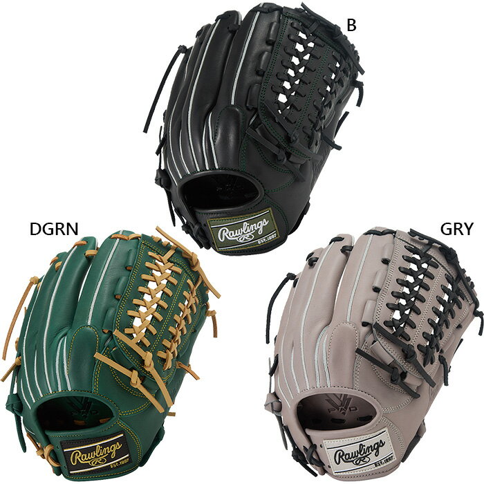 LH(右投用) RH(左投用) B(ブラック) DGRN(ダークグリーン) GRY(グレー) 野球グローブ 男性用 女性用 ユニセックス 男女兼用 両用 Rawlings 最安値に挑戦！Rawlings　ローリングスってどんなブランド？？ロ...