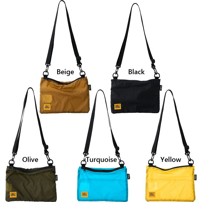ワンサイズ Beige(ベージュ) Black(ブラック) Olive(オリーブ) Turquoise(ターコイズ) Yellow(イエロー) 鞄 カバン かばん バック バッグ おしゃれ オシャレ 男性用 女性用 ユニセックス 男女兼用 ...