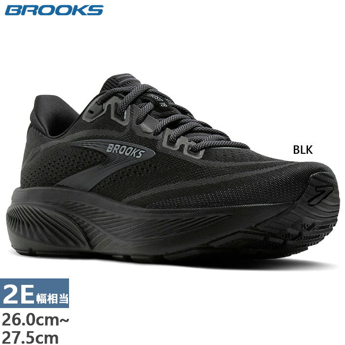 26.0cm 26.5cm 27.0cm 27.5cm BLK(ブラック) 靴 フットウェア メンズランニングシューズ おしゃれ オシャレ かっこいい 男性用 MEN BROOKS 最安値に挑戦！こちらの商品は8月下旬入荷予定の予約商品でご...