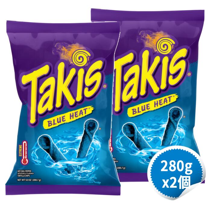 商品情報名称タキス®ブルー・ヒート内容量280g X 2原材料別途ラベルに記載(英文)賞味期限パッケージに記載保存方法高温多湿の場所を避けて保存してください。広告文責Red Bottle,　+1-213-748-5118メーカー名takis...