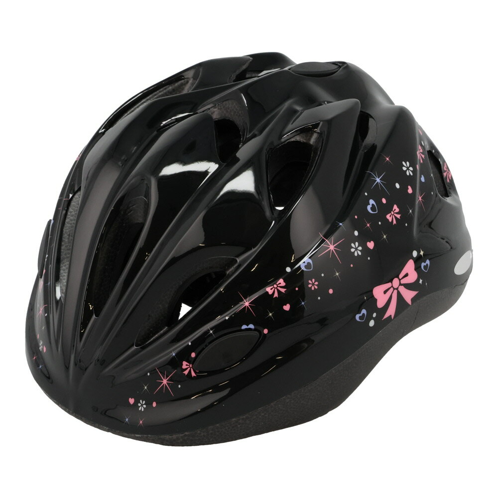 仕様 重量: (約)270g 商品サイズ(mm): 幅435×奥行580×高さ34 規格: M（52−56cm）リボンBK 品番: 88751 色柄: リホ゛ンBK 特長 自転車用ヘルメット 安心のSGマーク付き JANコード 497329...