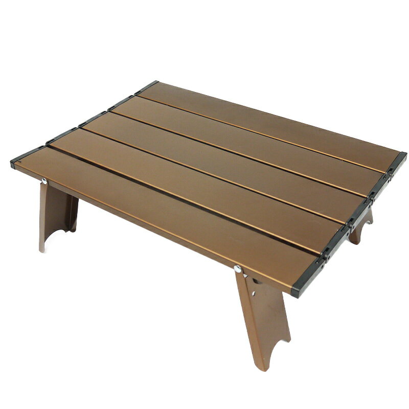 【仕様】 組立時サイズ(約): 幅400×奥行290×高さ120mm 収納時サイズ(約): 幅400×奥行60×高さ70mm 重量(約): 560g 耐荷重(約): 20kg 材質: テーブル：アルミニウム、ポリプロピレン。ドリンクホルダー...