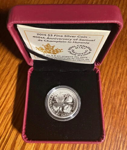 Canada 2015 400th Anni Samuel de Champlain $3 Proof Silver Coin (COA&Case)商品について流通品/未流通品 未流通品認証 未認証注意事項以下の注意事項をご理解のうえ、ご購...