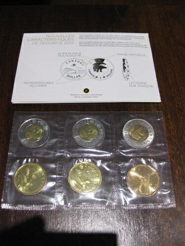 2012-2011 Canada Prooflike Test Token Loonie and Toonie Set incl Envelope COA商品について出品者からのコメント「封筒には多少の摩耗や日付などの書き込みがある場合がご...