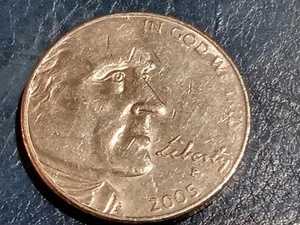 2005 P Nickel Error Lewis And Clark Expedition商品について流通品／未使用品：流通品額面：5セントコイン：ジェファーソンニッケル発行年：2005年打刻タイプ：通常貨幣グレード：未鑑定特徴：エラー造...
