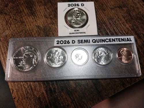 NEW SET IN OF 2026 D DOLLAR TO NICKEL W/ 2025 CENT IN HOLDER WITH LABELS商品について流通品／未使用品　未使用品額面：1ドル材質：銅発行年：2026年色：BN（ブラックブ...