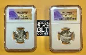 2010-P America the Beautiful 2 Quarter Set (Mount Hood, Yosemite) NGC MS67商品について材質：銅ニッケル合金表面仕上げ：サテン仕上げ純度：0.75グレード：MS 67K...