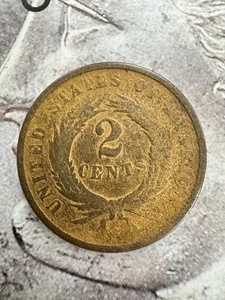 1865 2 Cents United States of America- CM-023商品について額面：2セント流通/未使用：流通材質：青銅発行年：1865年色：BN（黒色）発行形態：通常貨幣鋳造所：フィラデルフィアグレード：未鑑定種類...