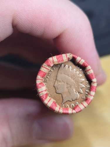 INDIAN CENT ENDER UNSEARCHED WRAPPED ROLL LINCOLN WHEAT CENT PENNIES商品について出品者注記：インディアンセント エンダー 未開封 ロール入り リンカーンウィートセント ペニ...