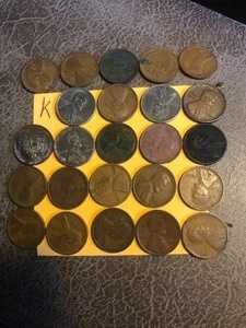 Lot of 24 Lincoln Wheat One Cent 1911-1955 - see date list below商品について原産国：アメリカ合衆国流通/未使用：流通済み額面：スモールセント材質：銅発行年：1911年発行形態：...