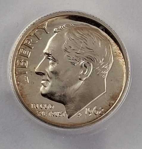 1962 10C - P - Proof - 90% Silver - Philadelphia Mint - ANACS PF65商品について出品者注記 ANACS PF65原産国 アメリカ合衆国流通/未使用プルーフ額面 10セントコイン...