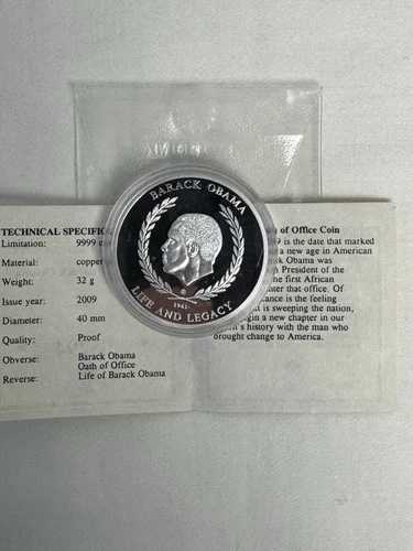 Life and Legacy “Speeches Of Barack Obama” Medal- American Mint- Original +Cert商品について原産国：アメリカ合衆国素材：現代の銀/クラッド特徴：記念コイン流通/未...