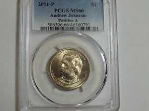 2011 P Andrew Johnson PCGS MS66 Presidential Dollar POS A商品について原産国：アメリカ合衆国流通/未使用：未使用額面：1ドルコイン：大統領記念コイン発行年：2011年発行形態：通常貨幣...