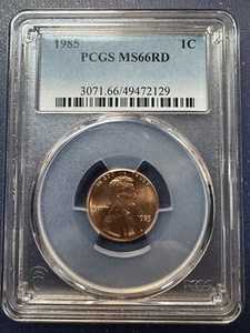 1985 PCGS CERTIFIED MS66RD LINCOLN CENT! NEWLY ENCAPSULATED!商品について出品者注記：美しく輝くコインです！原産国：アメリカ合衆国材質：銅鑑定番号：49472129色：RD刻印タイプ...