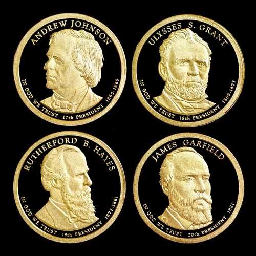 2011 S Presidential Proof Set ~ Johnson, Hayes, Garfield and Grant Mint Dollars商品について出品者注記：新品（オリジナルプルーフセット）原産国：アメリカ合衆国鑑定...