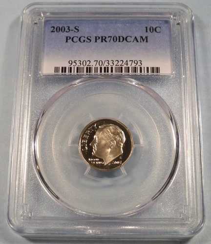 2003-S 10c CLAD PCGS PR70DCAM ROOSEVELT DIME PROOF DEEP CAMEO PR 70 DC商品について出品者注記 PCGSプルーフ70 ディープカメオ - クラッド原産国 アメリカ合衆国コイ...