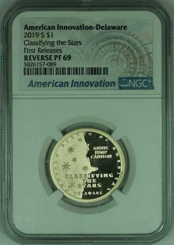 2019-S American Innovation $1 DE-Classify Stars NGC Rev PR-69 1st Releases B商品について出品者注記 NGC リバースプルーフ 69 初回発行原産国 アメリカ合衆国材...