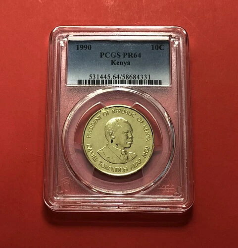 KENYA-1990-OUTSTANDING UNC 10 CENT COIN , GRADED BY PCGS PR64..RARE.商品について額面 10セント流通/非流通 非流通構成 ?年 1990年認証番号 画像参照色 ?-純度 ?...