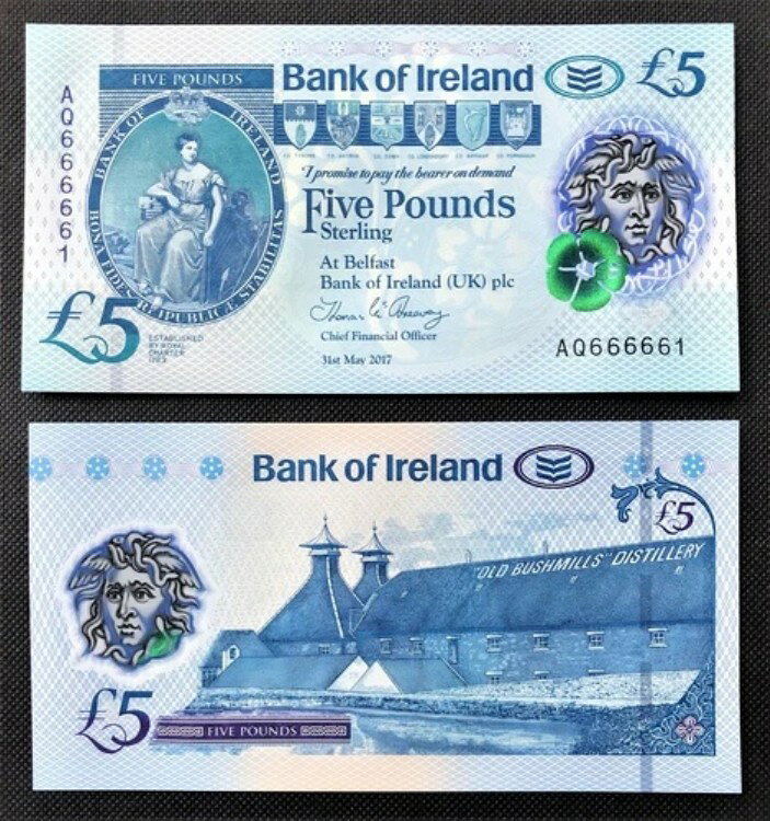 Northern Ireland POLYMER 5 Pounds 2017 Almost SOLID Number 666661 P-NEW GEM UNC商品について流通/非流通 非流通製造国/地域 アイルランド認証 未認証国 北アイル...