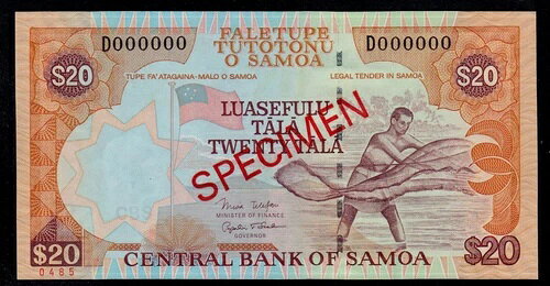 SAMOA SPECIMEN 20 TALA ( 2002 ) D PICK # 35b UNC商品について販売者注記「UNC」修正商品番号製造国/地域：サモア認証番号：00000認証：未認証地域：オセアニア国：サモアグレード：00000種...