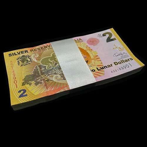 Bundle Lot 100 PCS, Silver Reserve Australia 2 Lunar Dollars, 2016, Monkey, UNC商品について流通//非流通 非流通国 オーストラリア種類 紙幣注意事項以下の注意事...