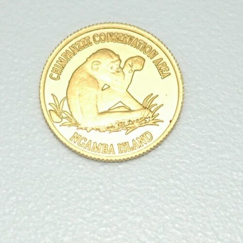 1999 bank of Uganda gold 1000 shillings coin Chimpanzee Ngamba Island商品について出品者メモ「表示のものと全く同じです」額面：1000シリング流通/非流通：非流通素材：金製...