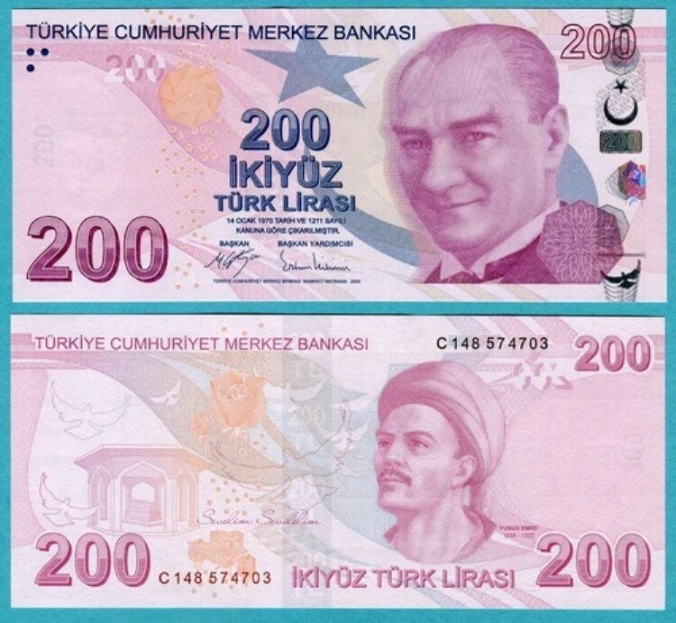 Turkey 200 Lira 2009(2017) P227c UNC**New signs商品について流通/非流通 非流通種類 紙幣年 2017年国 トルコグレード 未鑑定認証 未鑑定注意事項以下の注意事項をご理解のうえ、ご購入ください...