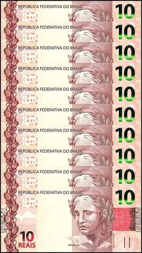 Brazil 10 Reais, 2010, P-254e, UNC X 10 PCS商品について販売者メモ「未流通紙幣。お得な情報をご覧になるには、当店をフォローしてください。米国販売者」認証：未認証流通/未流通：未流通国：ブラジル製造国...