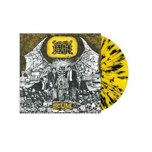 Napalm Death 'Scum' Yellow / Black Splatter Vinyl - NEW商品について状態：新品：新品、未使用、未開封、未損傷の商品（ハンドメイド商品を含む）。出品者の…状態についての詳細をご覧ください。...