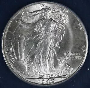 1942 50c Walking Liberty Half Dollar ANACS MS 64商品について額面 50セント流通/非流通 非流通コイン リバティ・ウォーキング組成 銀発行年 1942年グレード MS 64造幣局所在地 フィラ...
