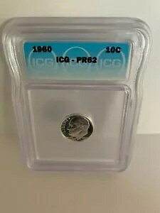 (1) 1960 P Philadelphia 10C Roosevelt Silver Proof Dime - Coin Graded ICG PR62商品についてセラーノート「コイングレードICG PR62」製造国/地域 米国コイン・...