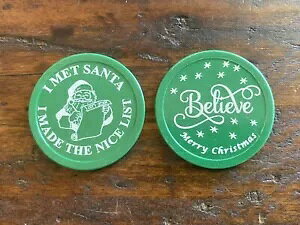 100 Green I met Santa I made the nice list Believe Plastic Coins商品について認証未認証注意事項※以下の注意事項をご理解のうえ、ご購入ください■ 鑑定済みコイン・紙幣について各種...