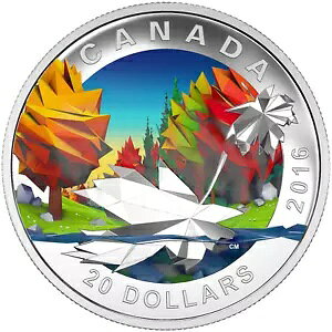 Canada 2016 Geometry of Art Maple Leaf $20 Pure 1 Oz Silver Proof Coin Perfect商品について販売者のコメント「完璧な新品状態、すべてのオリジナルの RCM パッケー...