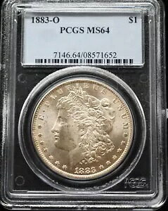 1883-O Morgan Dollar PCGS MS 64 #24APR292商品について額面 $1循環/非循環 循環コイン・モルガン構成シルバー1883年ストライク型ビジネス繊度0.90グレード MS 64造幣局の所在地 ニューオーリ...