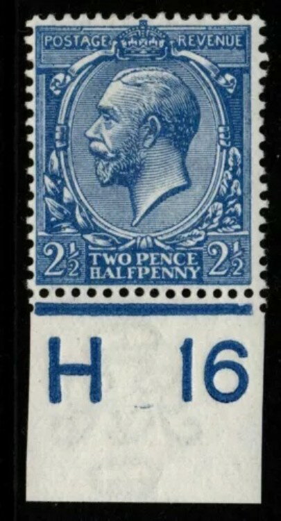 GB SGN21(5) H16 IMPERF 1915 2?d DEEP BRIGHT BLUE MTD MINT RPS CERT商品について出品者コメント「美しい額装のミントスタンプです。1979年の証明書以降、余白は切り詰められていま...