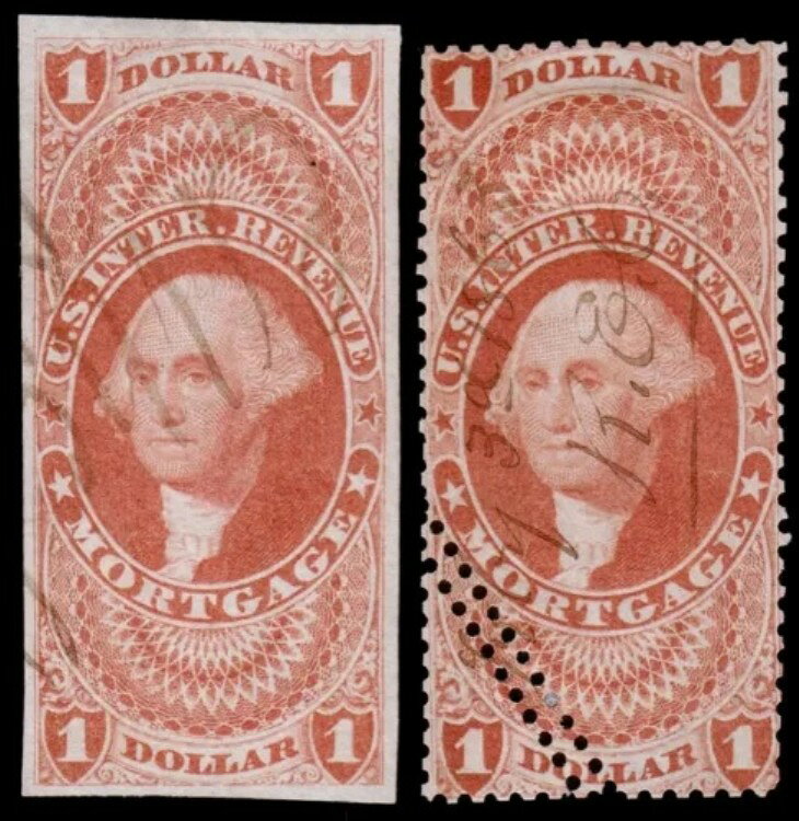 United States Revenue Scott R73a, R73c (1862-71) Used F, CV $327.50 W商品について出品者コメント「R73cにはミシン目エラーがあります。」原産国：アメリカ合衆国品質：中古品...