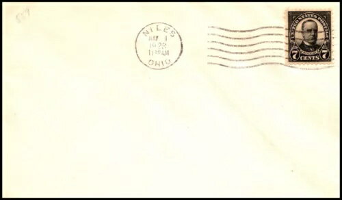 Scott 559 - 7 Cents McKinley FDC - Unaddressed Niles, OH SCV $275.00商品について出品者からのコメント「全体の状態と、…の状態については、前面と背面の画像（ある場合）をご覧く...