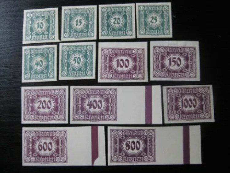 AUSTRIA Sc. #J108-J113, J118-J131 scarce mint imperf stamp lot!商品について原産地：オーストリア品質：新品同様、ヒンジ付きグレード：未鑑定製造国／地域：オーストリア認証：未鑑定注...