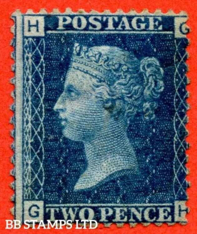 SG. 46. G3 (1). " GH ". 2d Blue. Plate 15. A fine mounted mint example. B55540商品についてブランドPTS注意事項※以下の注意事項をご理解のうえ、ご購入ください※■...