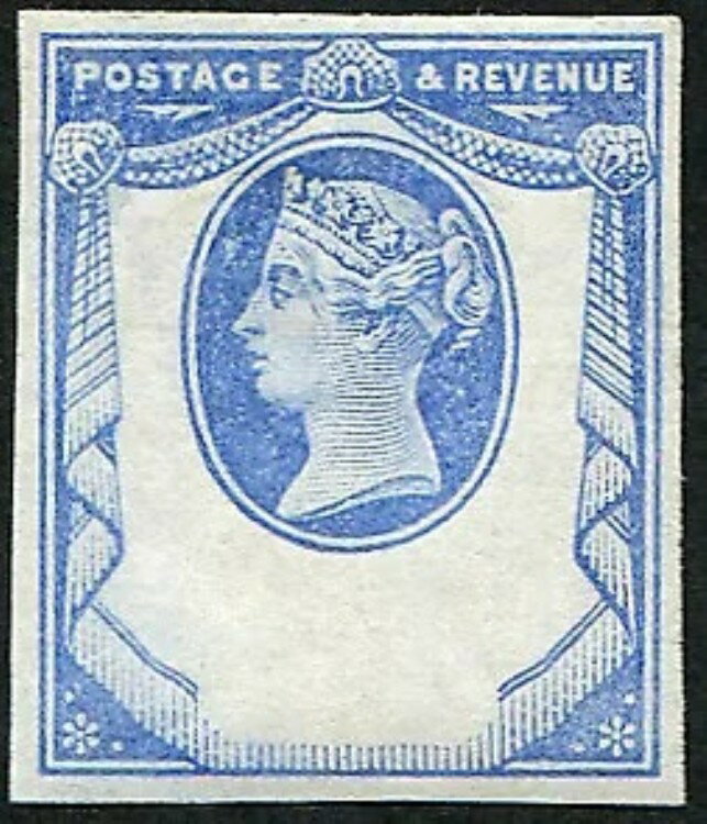 1?d SG 198 'REPLY PAID ESSAY' imperf head plate in Blue (wmk.crown), fine fou...商品について注意事項※以下の注意事項をご理解のうえ、ご購入ください※■ 商品につ...