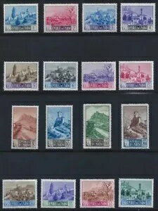 1949-50 SAN MARINO, No. 342-355, Complete Landscape Series, 16 Values, MNH**商品について認証：未認証グレード：未分類原産地：サンマリノ品質：新品未使用/MNH注意事...