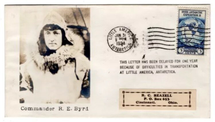 #733 Byrd Antarctic Expedition 1933 - Beazell Photo Cachet Planty #GP1b商品について修正商品番号製造国/地域：アメリカ合衆国発行年：1934年認証：未認証品質：中古グレー...